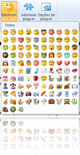 Windows Live Writer Beta tem os emoticons do Messenger :: Meu Tédio ️ ...